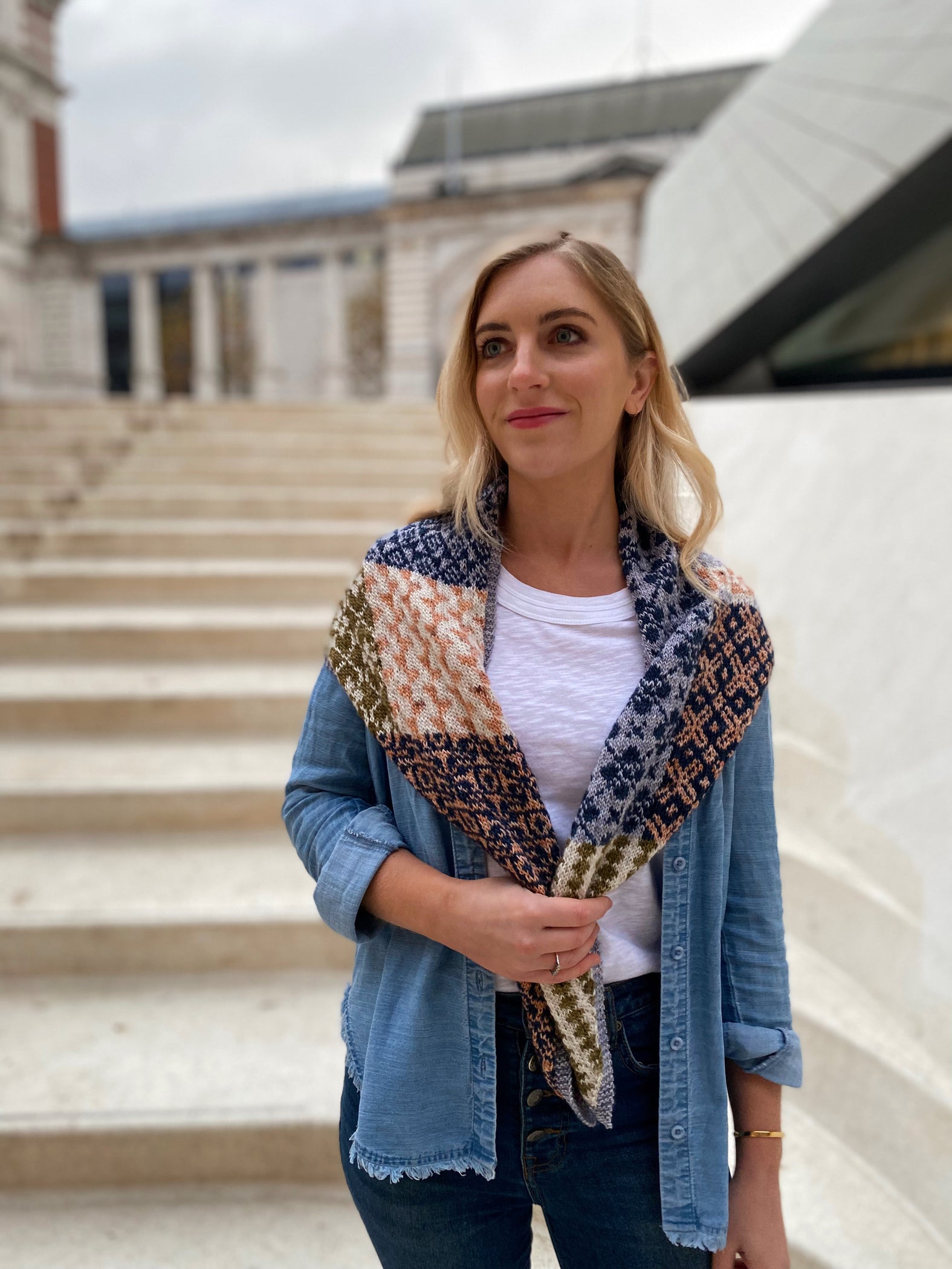 Scout Mini Shawl: Korean – Florence Spurling Studio