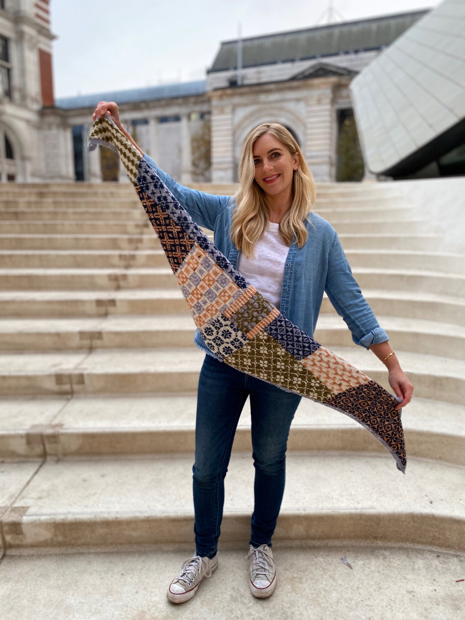 Scout Mini Shawl: Korean – Florence Spurling Studio