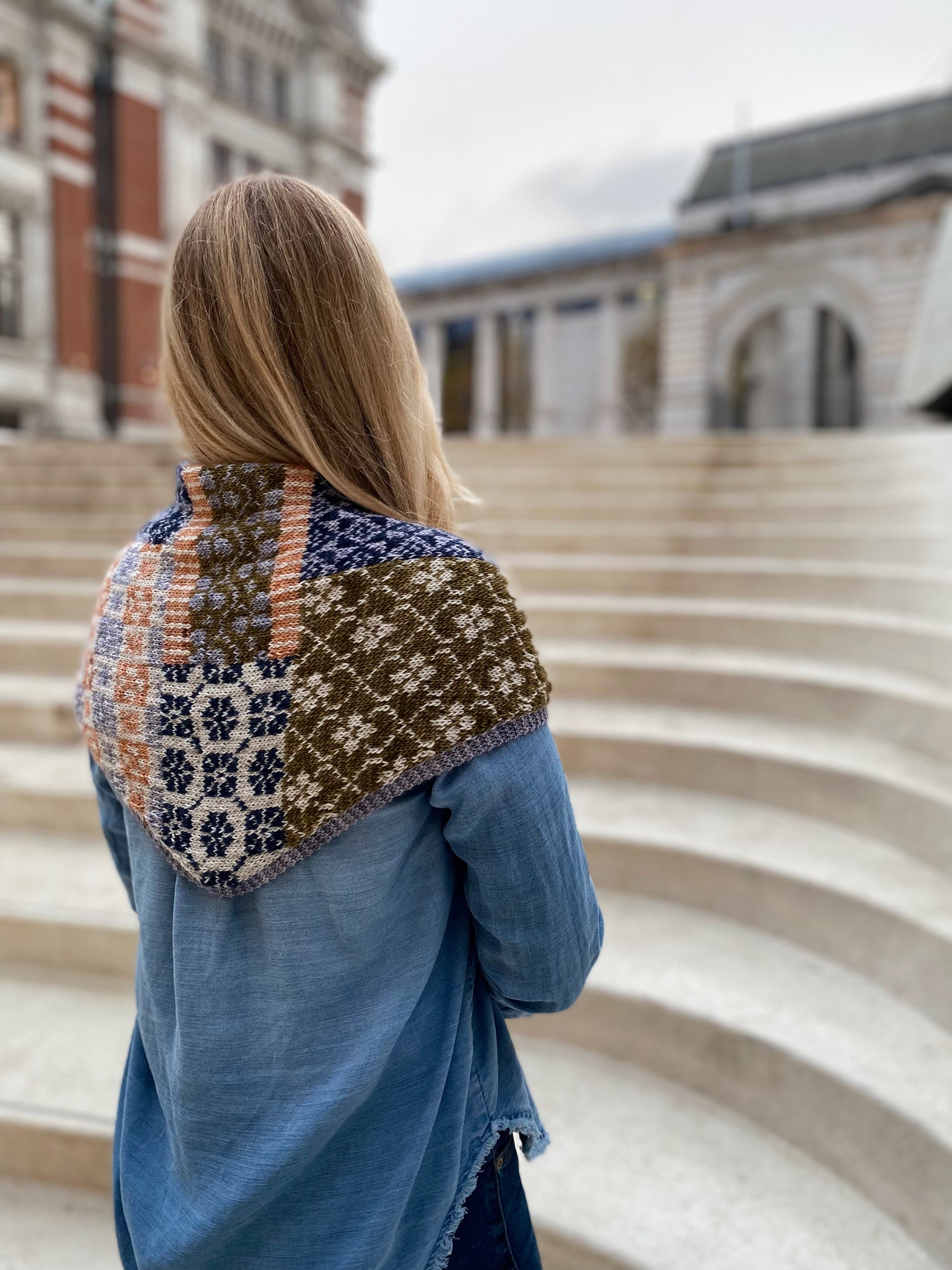 Scout Mini Shawl: Korean – Florence Spurling Studio