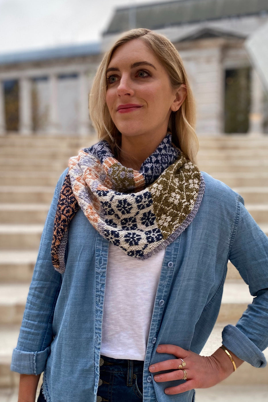 Scout Mini Shawl: Korean – Florence Spurling Studio